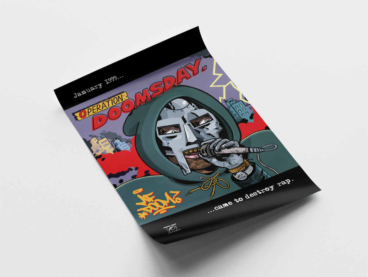 MF DOOM 'Operation: Doomsday' Poster – The Indie Planet