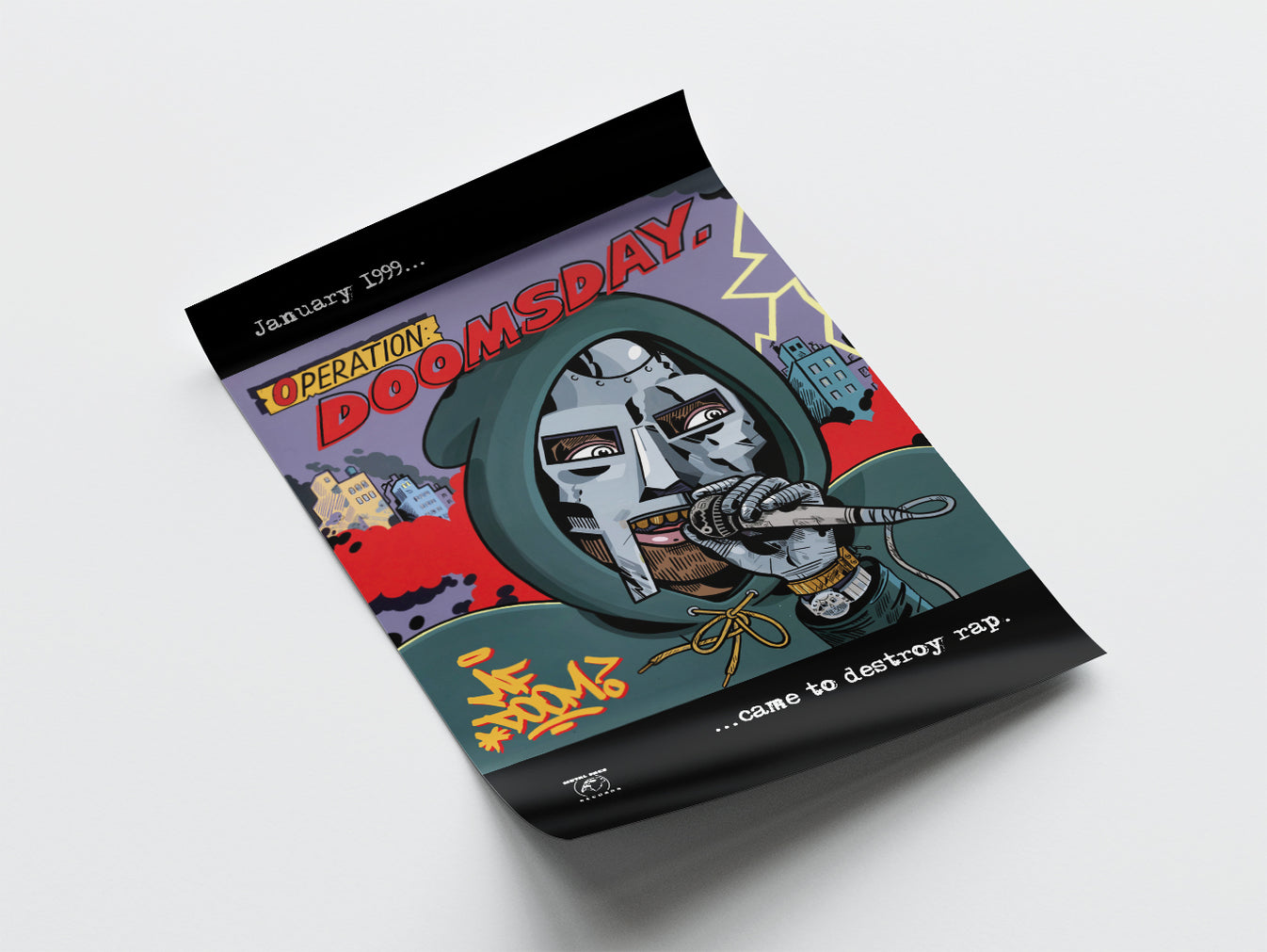 MF DOOM 'Operation: Doomsday' Poster – The Indie Planet