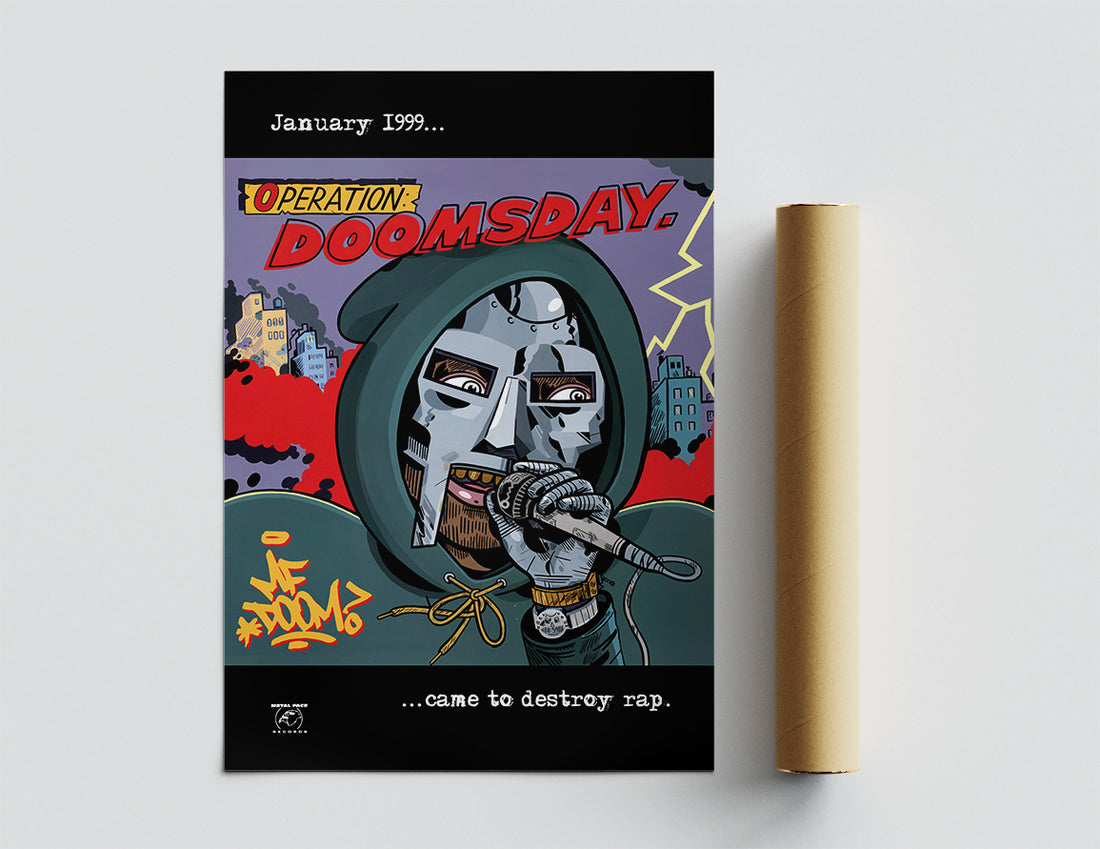MF DOOM 'Operation: Doomsday' Poster – The Indie Planet