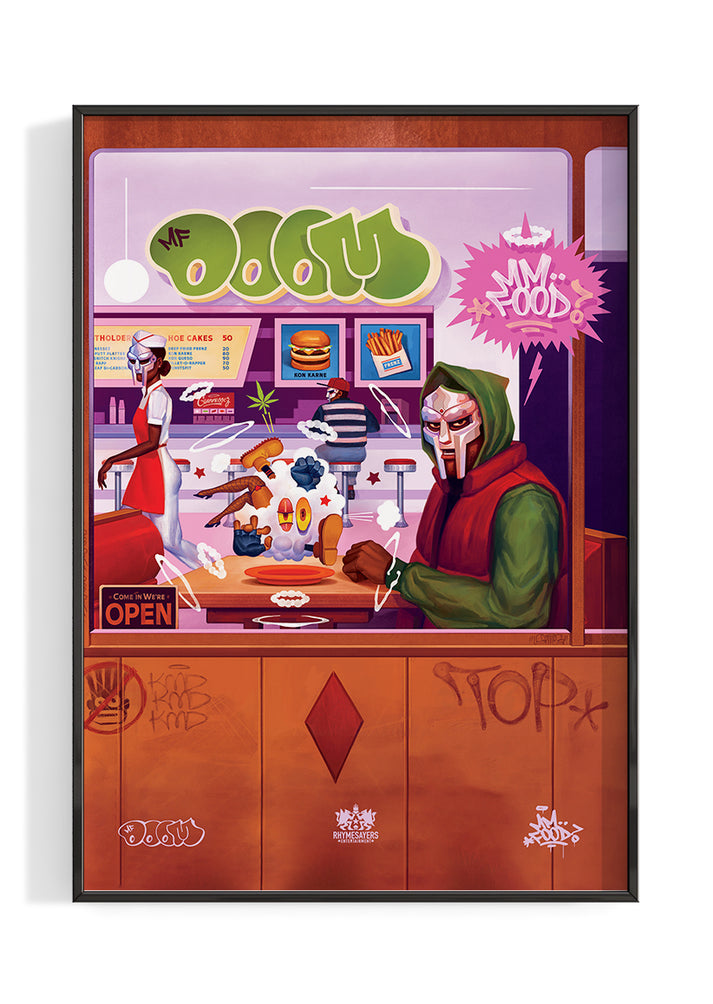 MF DOOM 'MM..FOOD' 20th Anniversary Poster – The Indie Planet