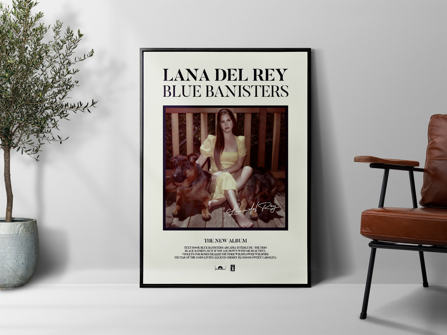 Lana Del Rey 'Blue Banisters' Poster – The Indie Planet