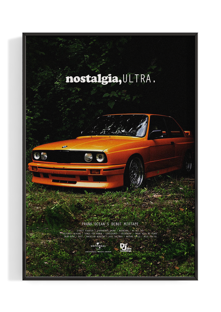 Frank Ocean 'nostalgia,ULTRA.' Poster – The Indie Planet