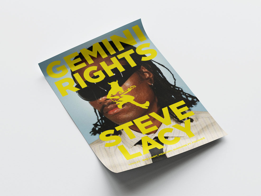 Steve Lacy 'Gemini Rights' Promo Poster – The Indie Planet