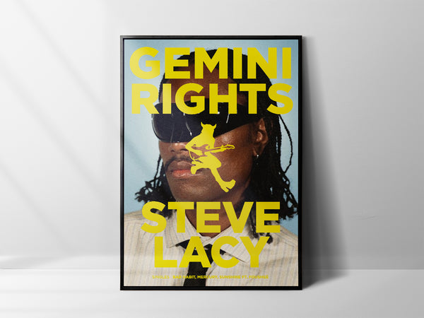 Steve Lacy 'Gemini Rights' Promo Poster – The Indie Planet