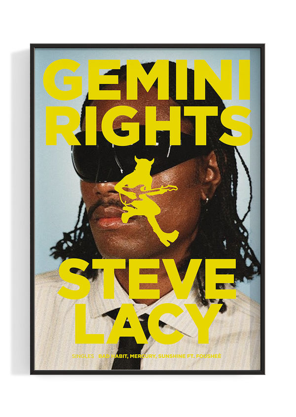 Steve Lacy 'Gemini Rights' Promo Poster – The Indie Planet