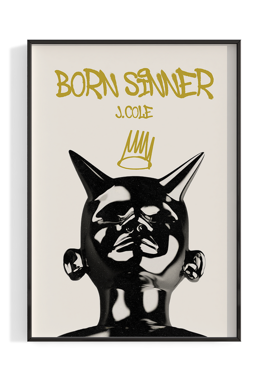 J. Cole 'Born Sinner' Poster – The Indie Planet